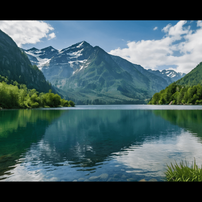 Stunning Alpine Lake - KDE Store