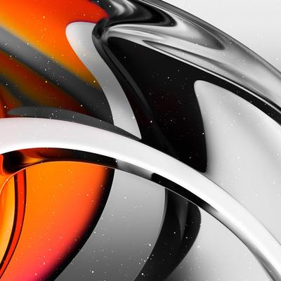 Orange Transparent Glass Abstract Background 5.. - KDE Store