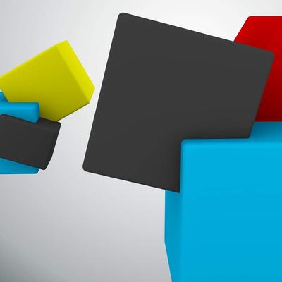 colorful cubes-3D design abstract Wallpaper - KDE Store