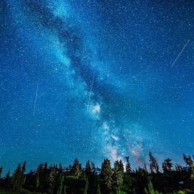 Awesome Milky Way Blue-Nature HD Wallpaper - KDE Store