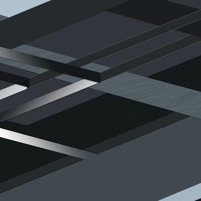 3D Dark Black Material Abstract Shapes - KDE Store