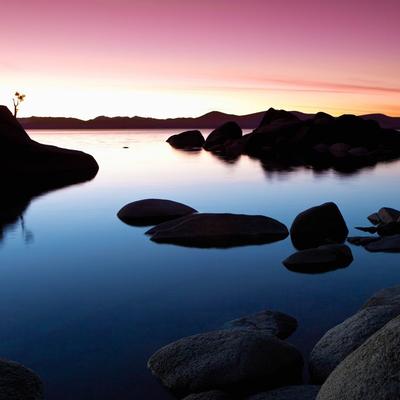 bonsai rock sunset-Nature wallpaper - KDE Store