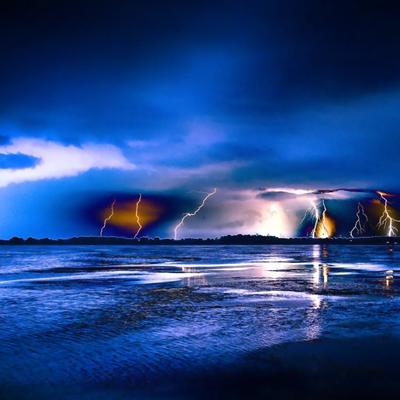 night lighting storm-Nature HD Wallpaper - KDE Store