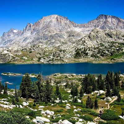 Lake Trees Mountain-Nature Landscape Wallpaper - KDE Store