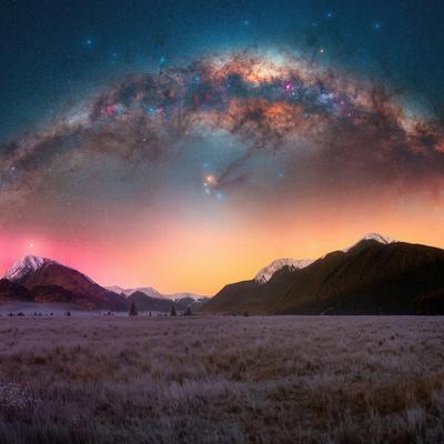 Milky Way Starry Horizons Majestic Stars Lands.. - KDE Store