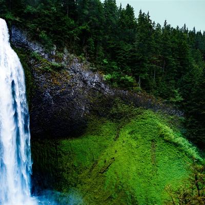 Green Forest Waterfall 2022 Spring 5K Photo - KDE Store