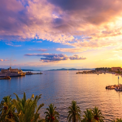 Split Bay 2021 Shipping Ocean Dusk 5K Photogra.. - KDE Store