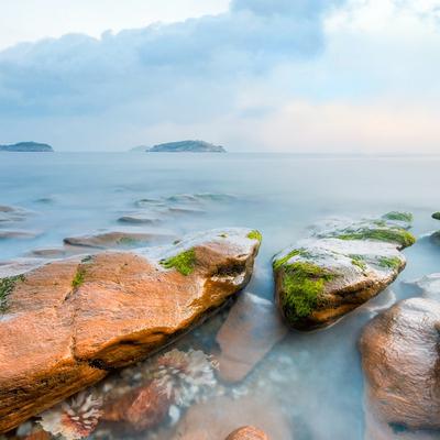 Sea Reef Coast Tranquility Landscape 4K - KDE Store