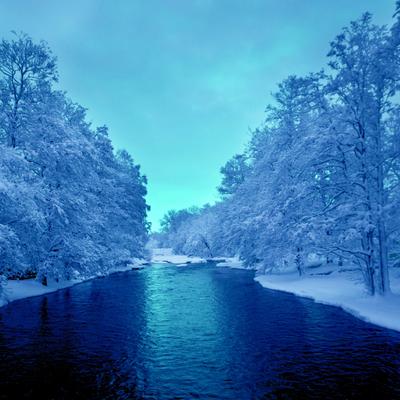 River Between Trees Under Blue Sky - KDE Store