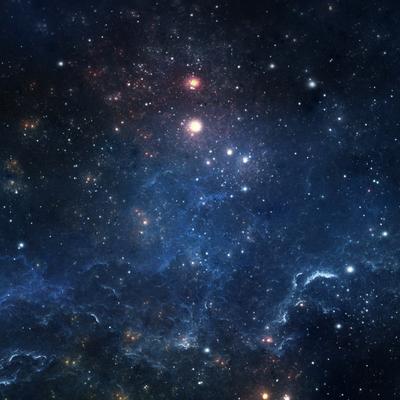 Blue and White Starry Night Sky Full HD - KDE Store