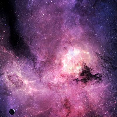 Purple and Black Galaxy Digital Wallpaper Full HD - KDE Store
