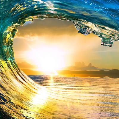 Body of Water During Sunset Full HD - KDE Store