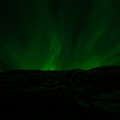 Green Aurora Borealis During Night Time Full HD - KDE Store