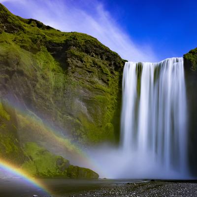 Water Falls Under Blue Sky - KDE Store