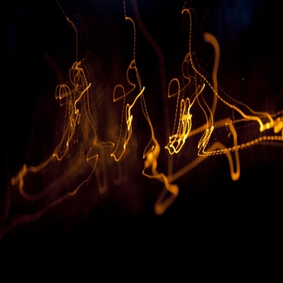 Gold Line Abstract Gradient Dark Desktop - KDE Store