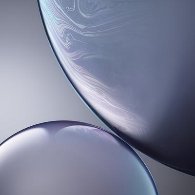 Bubbles iPhone XR iOS 12 Abstract Design - KDE Store
