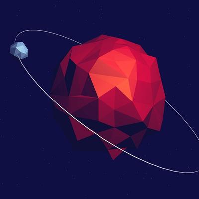 Abstract Planet-Vector Art Design HD Wallpaper - KDE Store