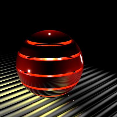 Sphere light 3d ball abstract-High Quality Wal.. - KDE Store