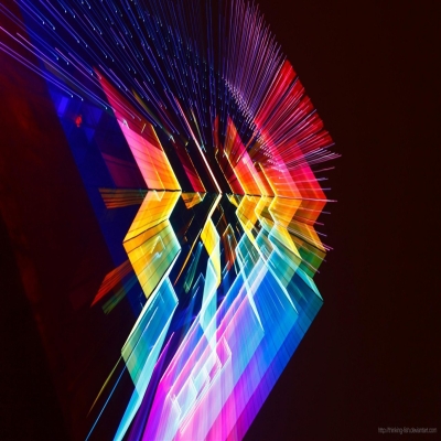 Colorful Light Space-Abstract design wallpaper - KDE Store