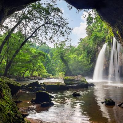 Forest Nature Waterfalls Caves 2021 Spring Pho.. - KDE Store