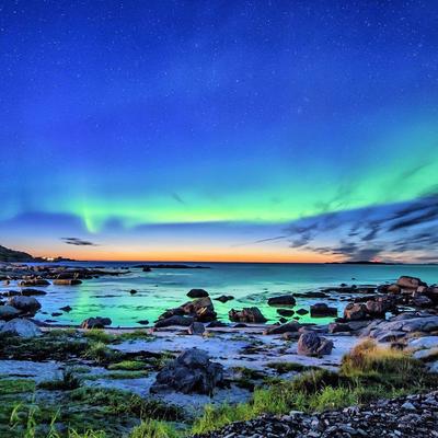 Aurora Borealis Coastline 2019 Nature Scenery .. - KDE Store