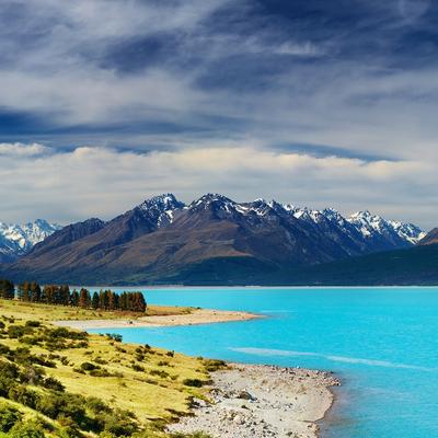 New zealand river mountains Nature HD Wallpape.. - KDE Store
