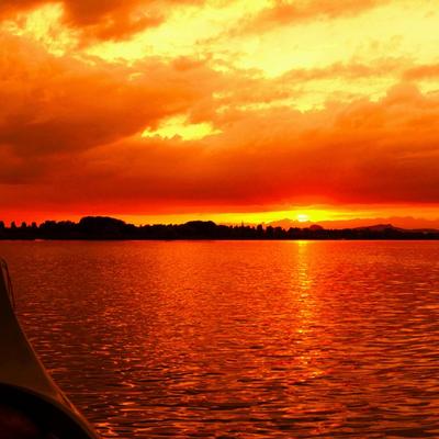 Summer sunset on lakes-Nature Scenery Wallpape.. - KDE Store
