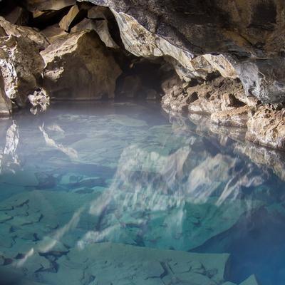 Grjotagja cave water-Nature Scenery Wallpaper - KDE Store