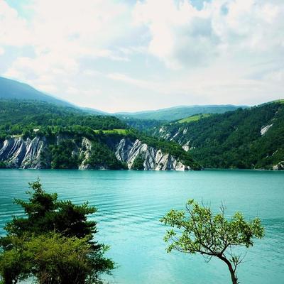 Lake coast trees bushes azure-Nature High Qual.. - KDE Store