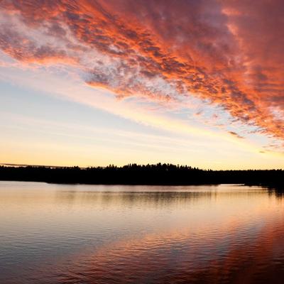 clouds reservoir plumose-Nature HD Wallpaper - KDE Store