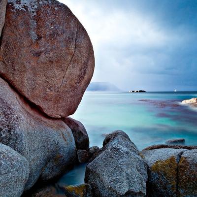stones boulders sky sea-Beautiful Nature HD Wa.. - KDE Store