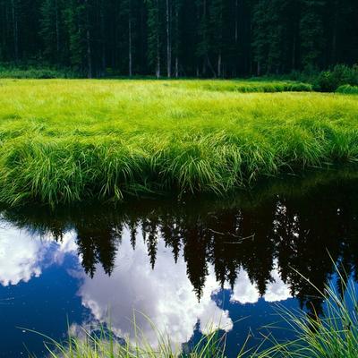 clouds reflecting in water-Nature Landscape Wa.. - KDE Store
