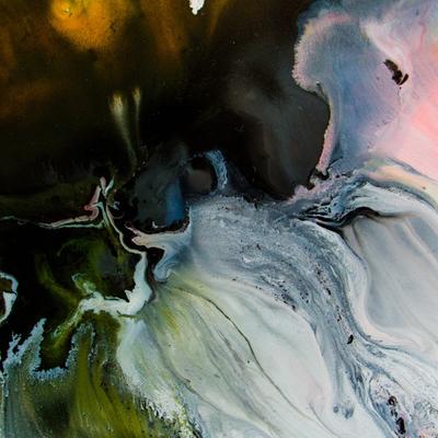 White and Brown Abstract Painting Full HD - KDE Store