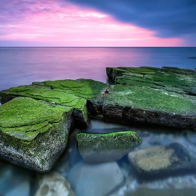 Bulgaria Ocean Stones Moss Sunsets - KDE Store