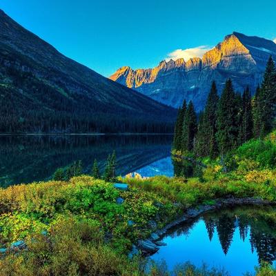 River mountains green forest Nature HD Wallpap.. - KDE Store