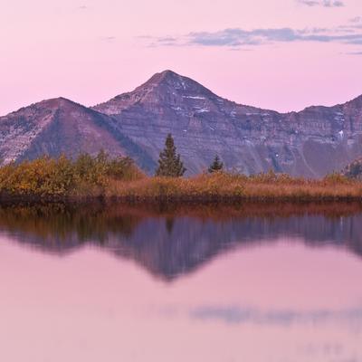 Mountains ridges lake surface-Nature scenery w.. - KDE Store