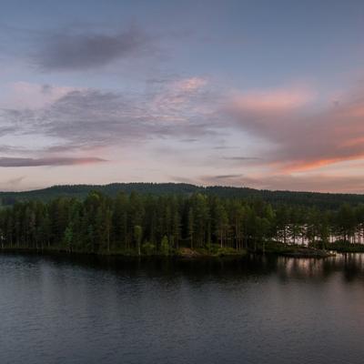 lake island trees sky sunset-Nature HD Wallpap.. - KDE Store