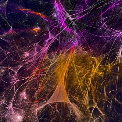 Purple and Orange Abstract Painting Full HD - KDE Store