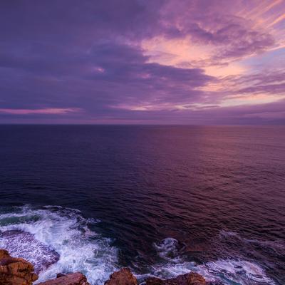 Ocean coast wave horizon sky sunrise - KDE Store