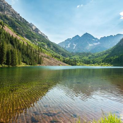 Summer jungle alpine lake sunshine - KDE Store