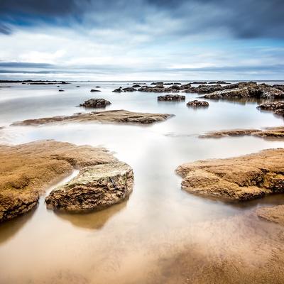 Seascape long exposure tide Nature Wallpaper - KDE Store
