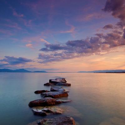 Stones path sea clouds silence-High Quality Wa.. - KDE Store