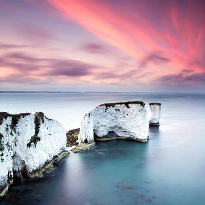 Evening rocks white ice winter-Landscape Theme.. - KDE Store