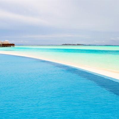 Infinity pool maldives beach-Summer Scenery HD.. - KDE Store