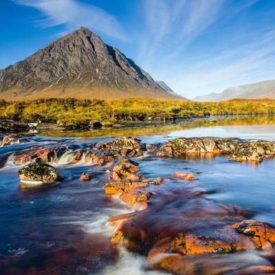 Mountain top sky foam river-Scenery Photo HD W.. - KDE Store