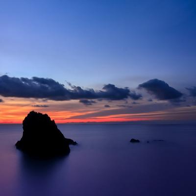 Calm evening orange sunset blue sky-Scenery HD.. - KDE Store