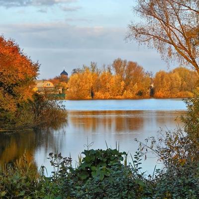 Autumn nature calm river-Nature Photo HD Wallp.. - KDE Store