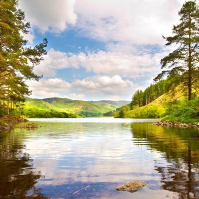 mountain lake summer-Nature Desktop Wallpaper - KDE Store