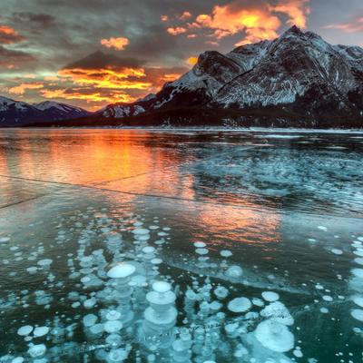 Bubble Lake Abraham Lake Alberta Canada Bing 4.. Bubble_Lake - KDE Store