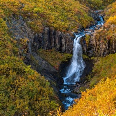Waterfall Skaftafell Vatnajokull National Park.. - KDE Store